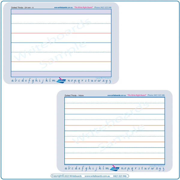 Dotted Thirds - VIC Modern Cursive Font | Writeboards | Children’s ...