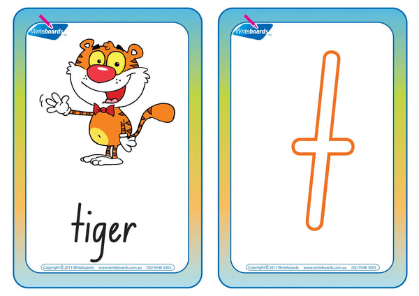 NSW Foundation Alphabet Flashcards & Worksheets | Phonics-Based ...