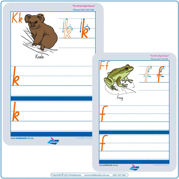 NSW Foundation Font Australian Animal Worksheets for Childcare ...