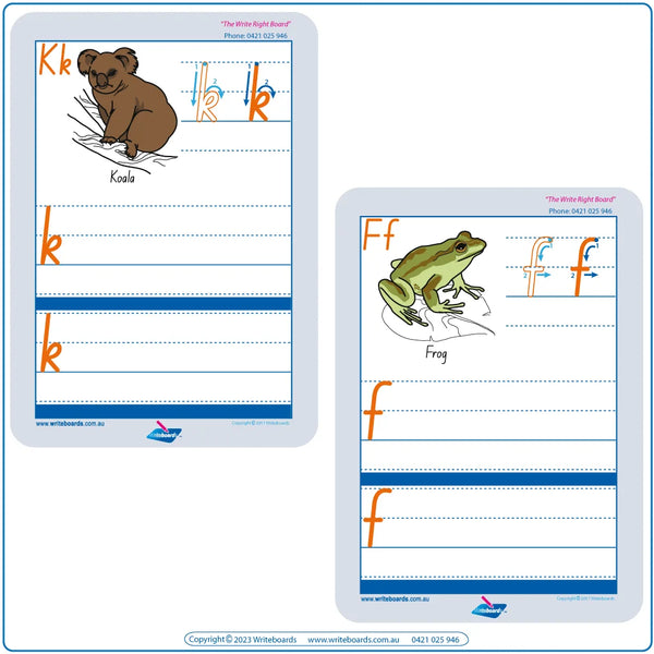 Australian Animal Pack - NSW Foundation Font | Writeboards | Children’s ...