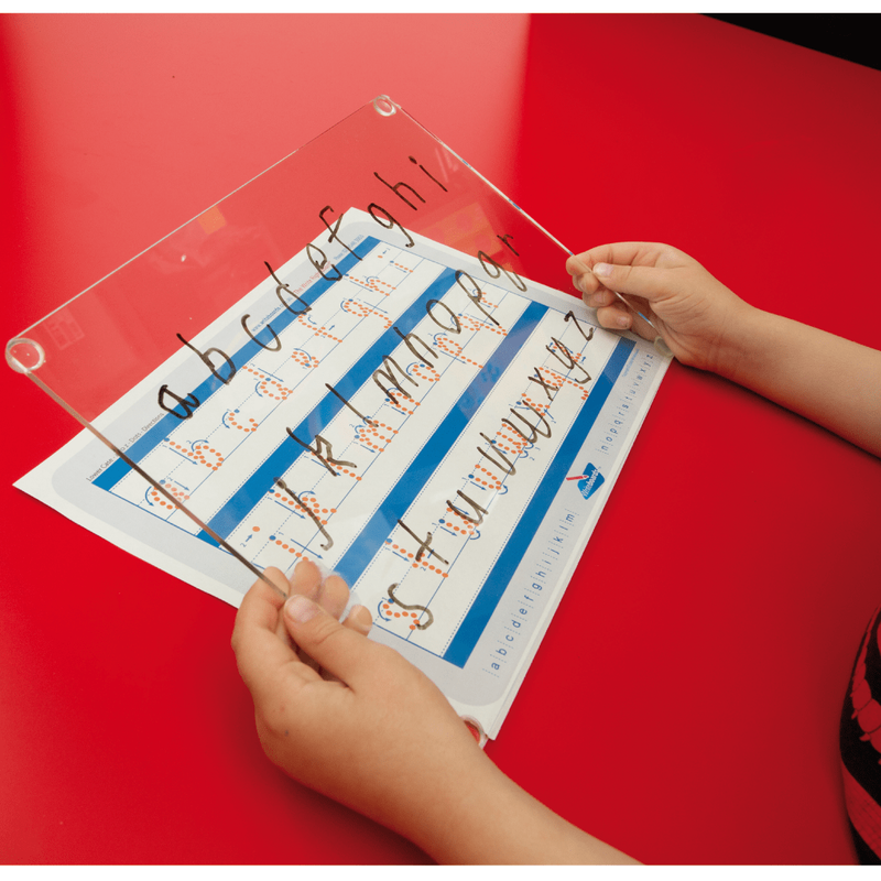 Clear Reusable Handwriting Boards and Educational Worksheets for Kids