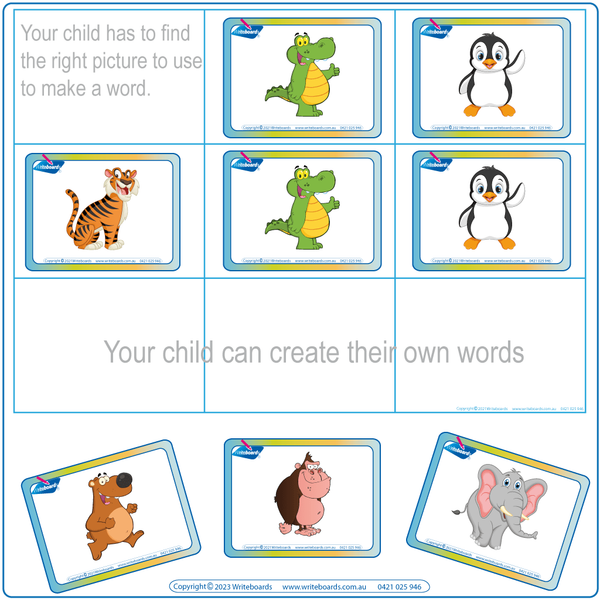 CVC Games Pack One - Writeboards