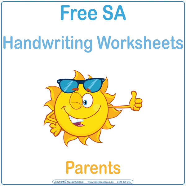 SA Modern Cursive Font - Writeboards