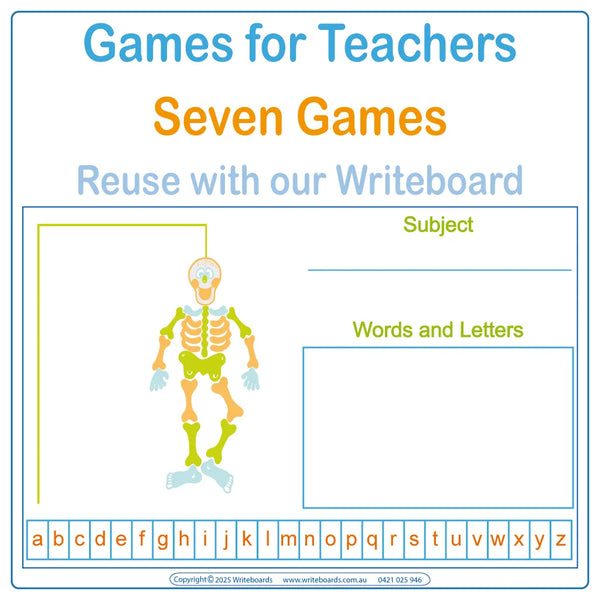 Classroom Games Pack – Reusable & Ready to Play - Writeboards