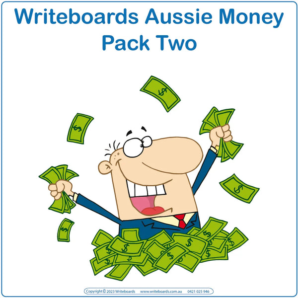 Australian Money Pack Two - Writeboards