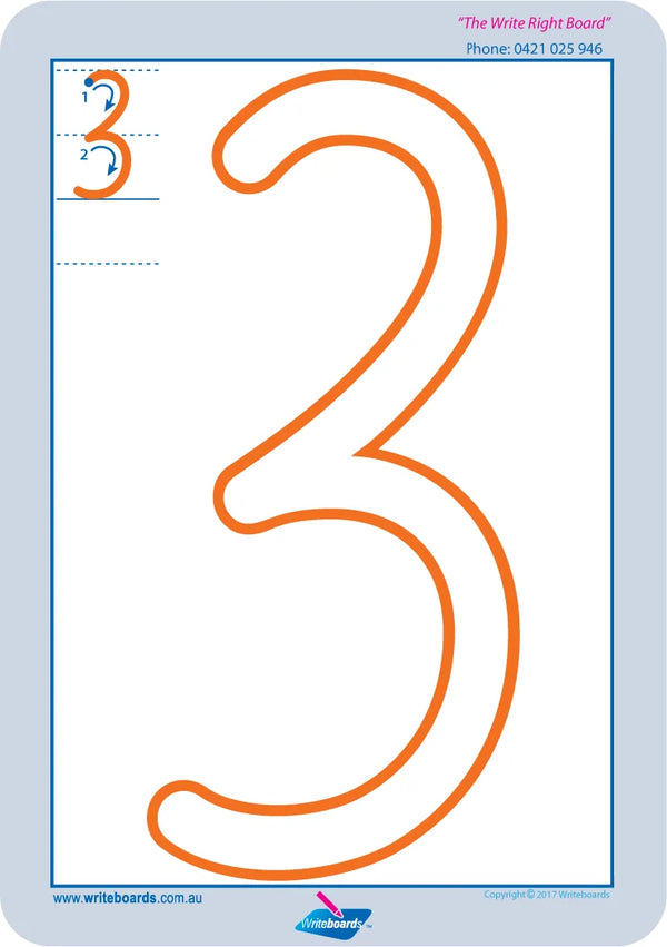 NSW Foundation Font Letter & Number Worksheets - Writeboards