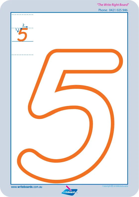 QLD Alphabet & Number Worksheets | Fine Motor Skills for Educators ...