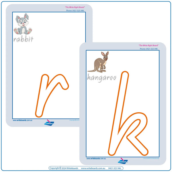 QLD Modern Cursive Animal Phonics Play Dough | Interactive Learning ...