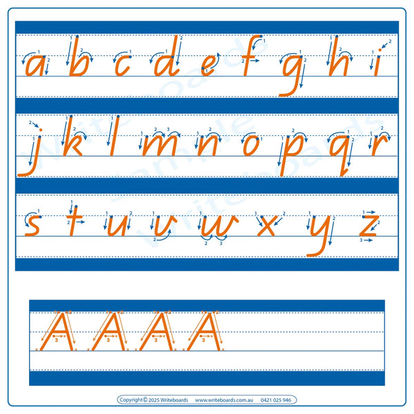 QLD Beginner Font Supreme Starter Pack - Writeboards