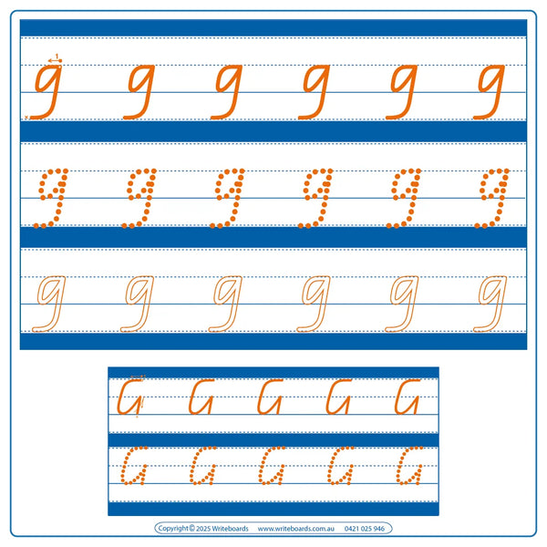 QLD Modern Cursive Font Year 1 & 2 Worksheets - Writeboards