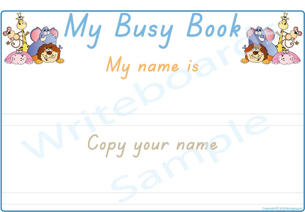 Teach Your Students Their Names | TAS Modern Cursive Font - Writeboards