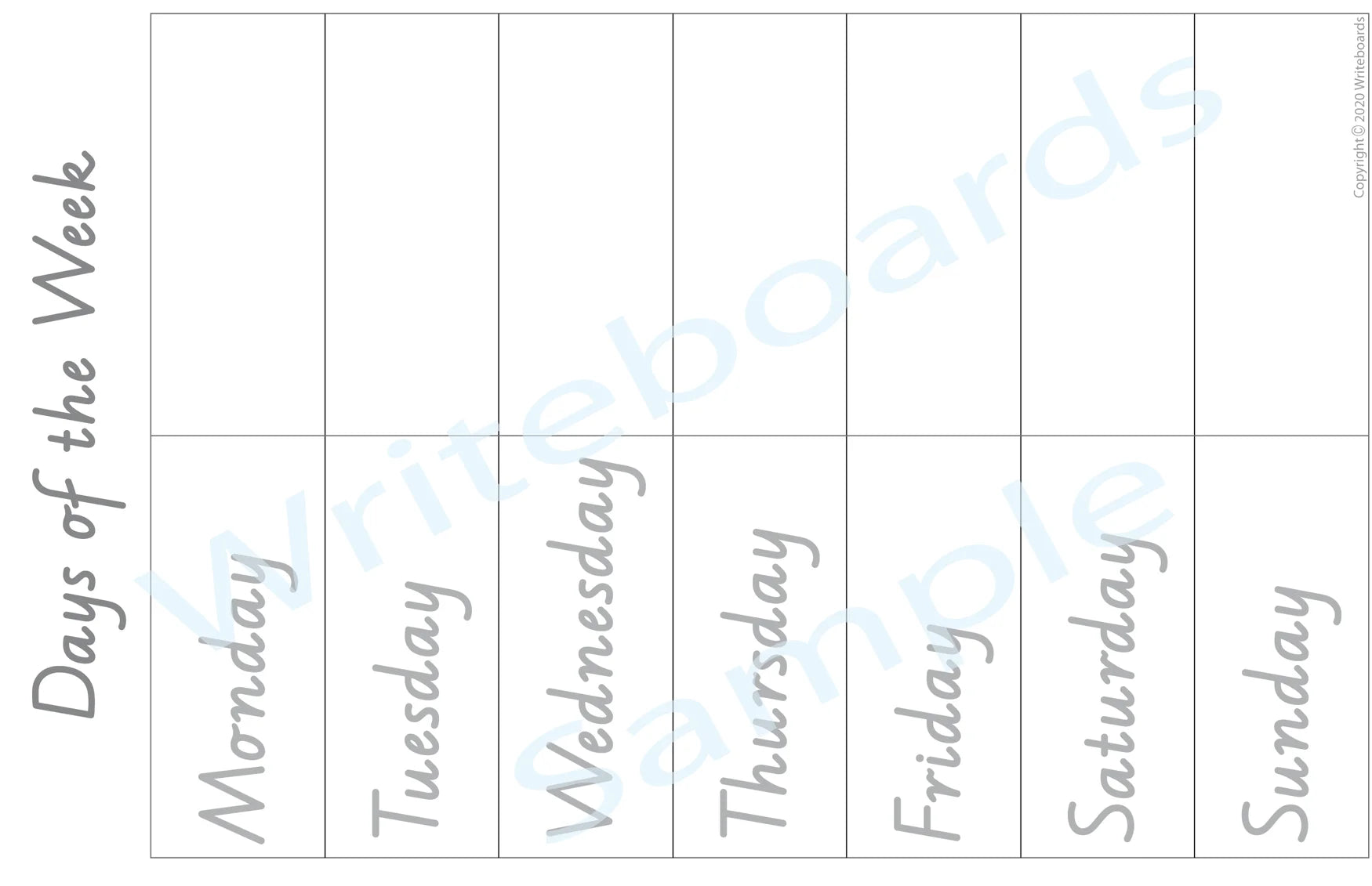 VIC Modern Cursive Days of the Week Busy Book pages for Childcare ...
