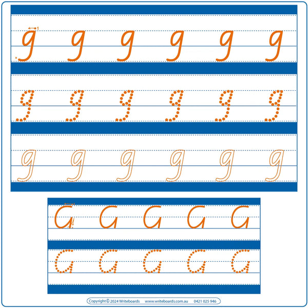 Worksheet Pack B - VIC Modern Cursive Font - Writeboards