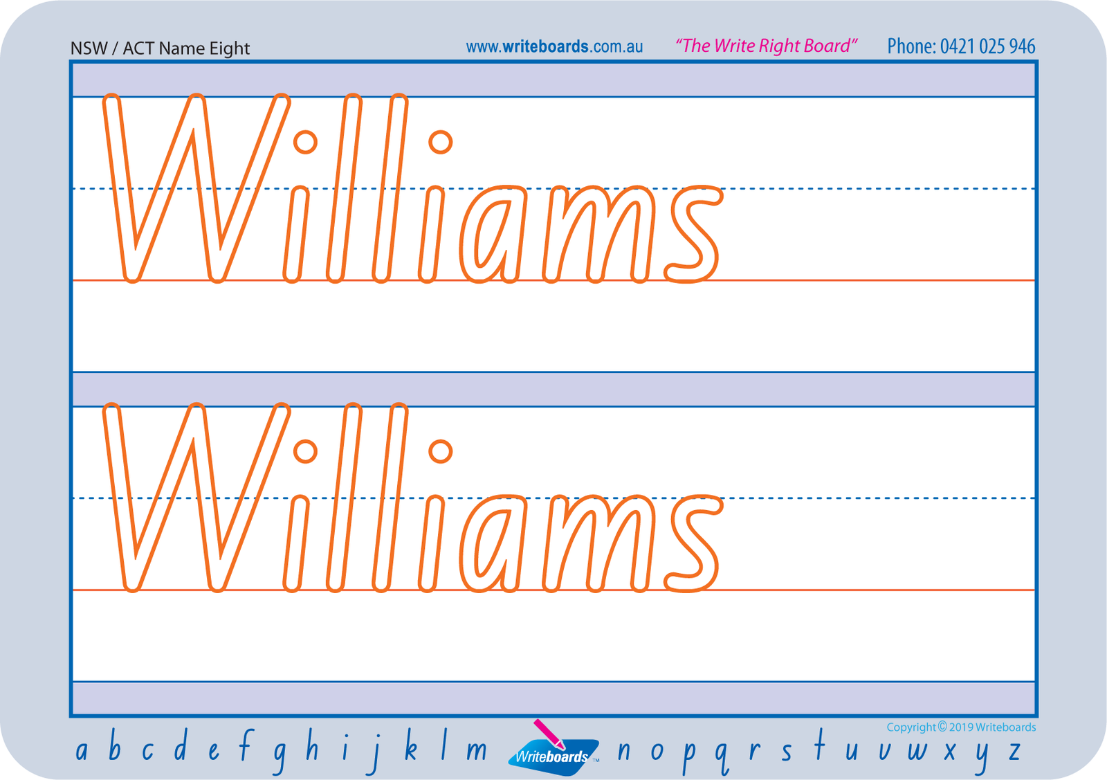 Teach Your Child How to Write Their Name using NSW Foundation Font