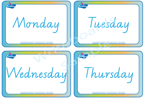 Everything About Today Worksheets for Prep – VIC Modern Cursive Font ...