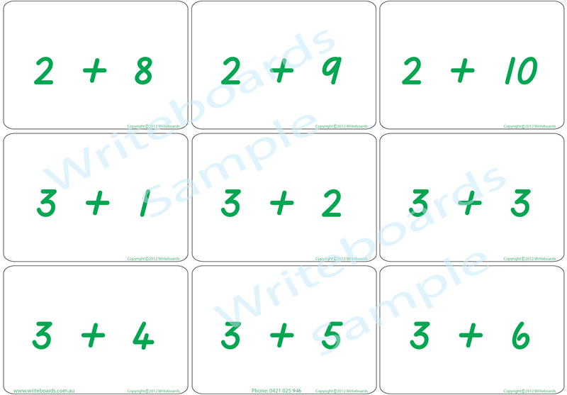 Arithmetic Bingo - TAS Modern Cursive Font | Writeboards | Children’s ...