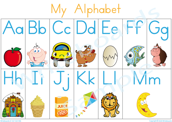 Busy Book Alphabet Package - Writeboards