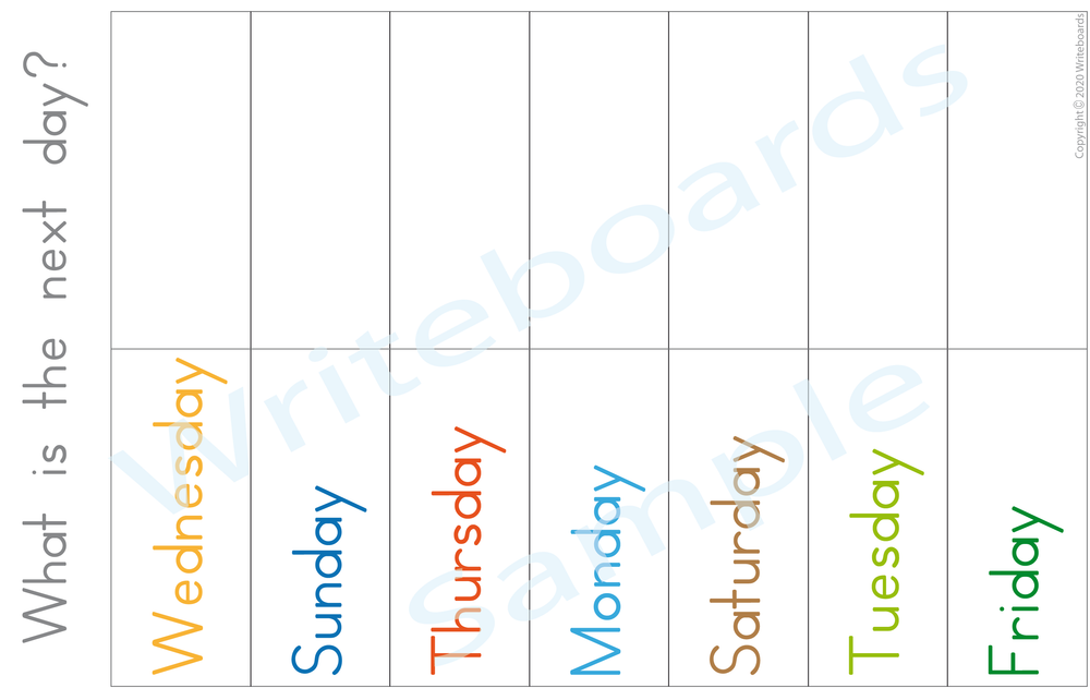 Busy Book Days of the Week Package | Writeboards | Children’s Writing Board
