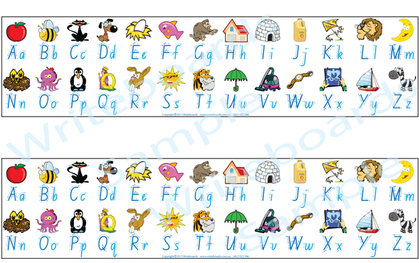 Desk Strips - NSW Foundation Font - Writeboards