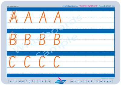 Family Letters - SA Modern Cursive Font | Writeboards | Children’s ...