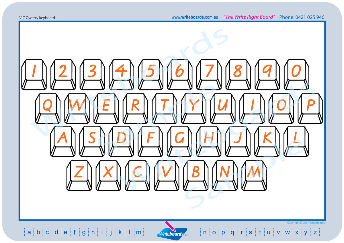 Family Letters - VIC Modern Cursive Font | Writeboards | Children’s ...