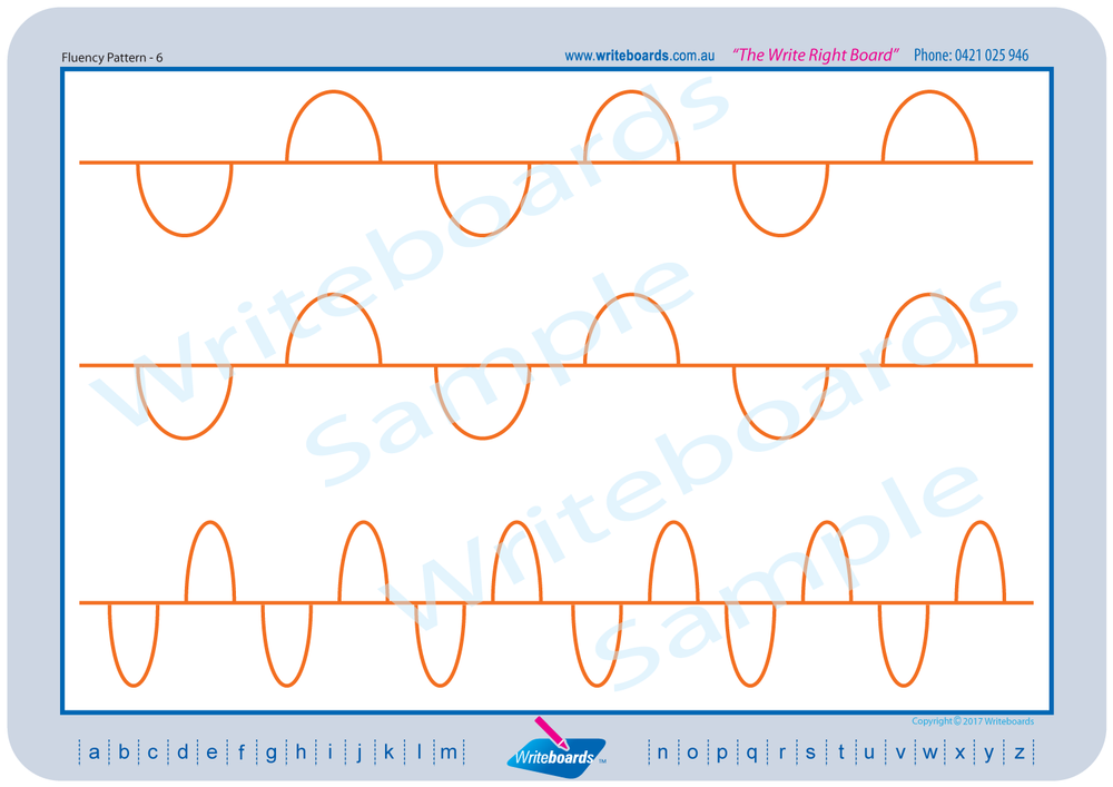 Fluency Patterns | Writeboards | Children’s Writing Board