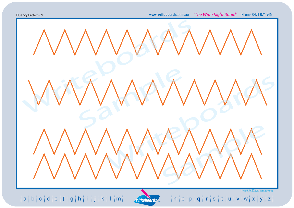 Fluency Patterns | Writeboards | Children’s Writing Board