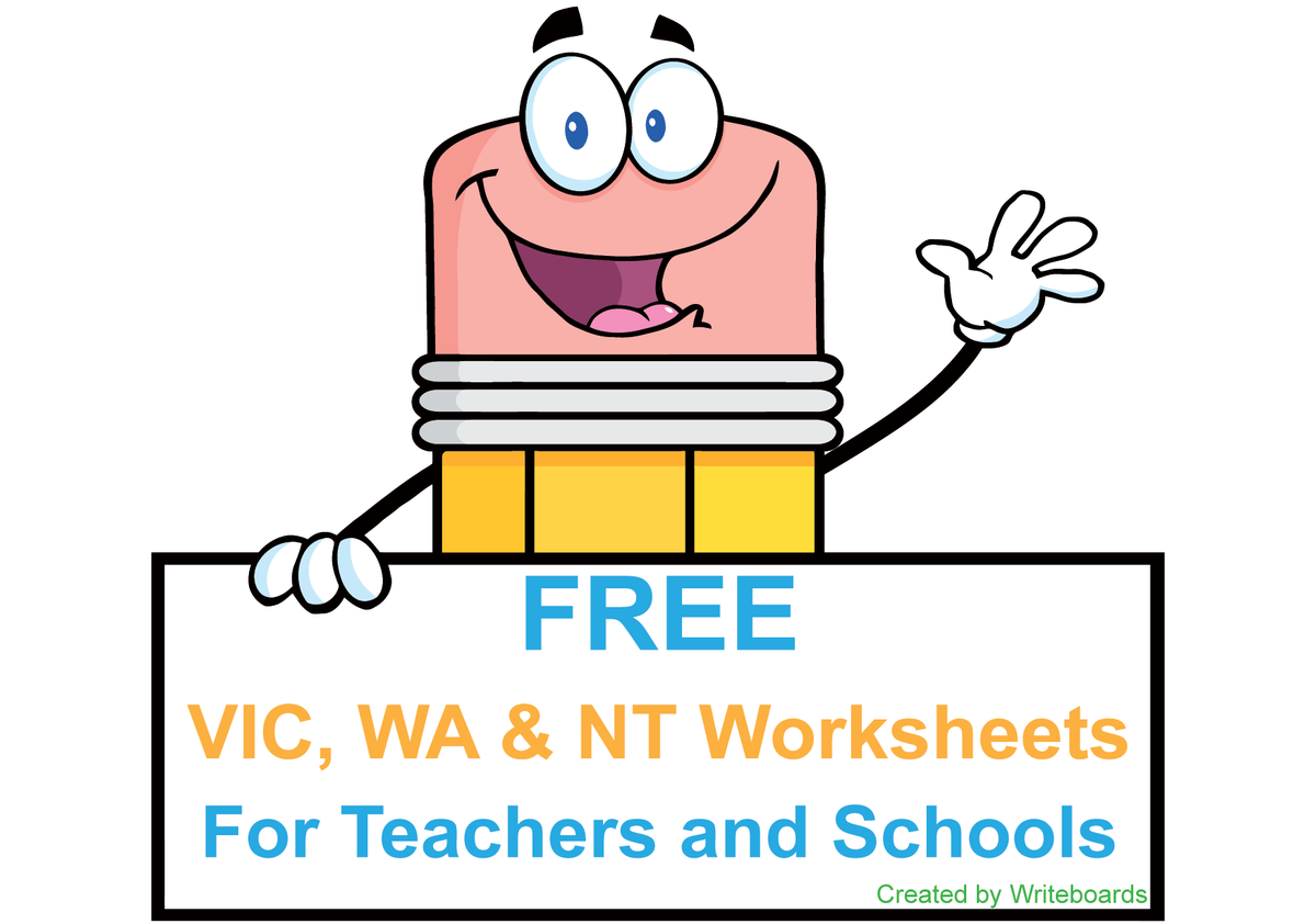 VIC Modern Cursive Font Worksheets for Teachers | Writeboards ...