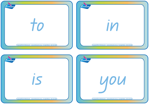 QLD Beginner Font | Sign Language Flashcards - Writeboards