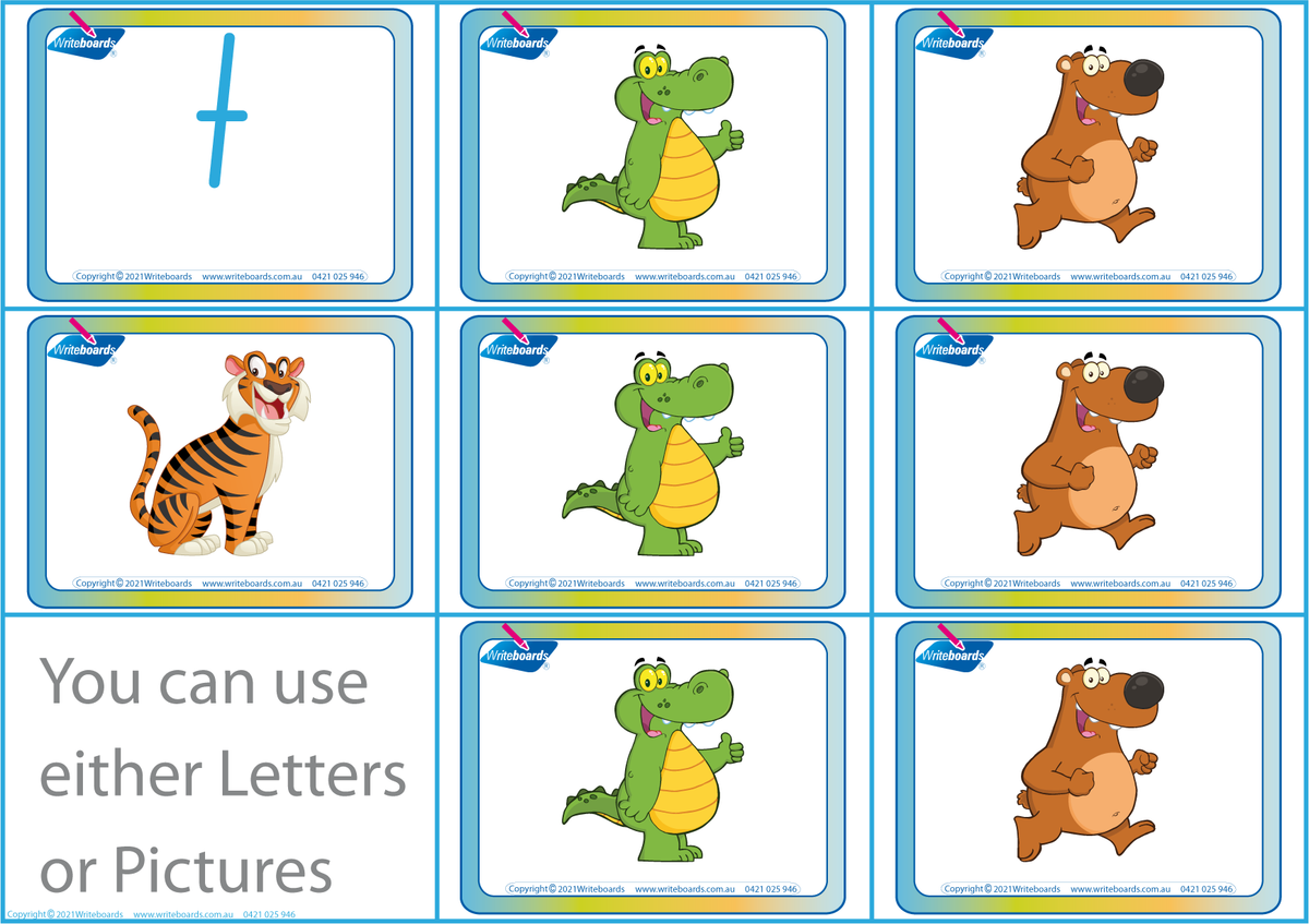 NSW Foundation Font CVC Flashcard & Games Package - Writeboards