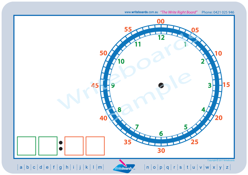 Learn to Tell the Time - Stage 2 | Writeboards | Children’s Writing Board