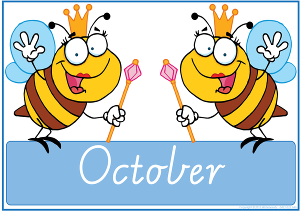 VIC Modern Cursive Font Monthly Posters | Writeboards | Children’s ...