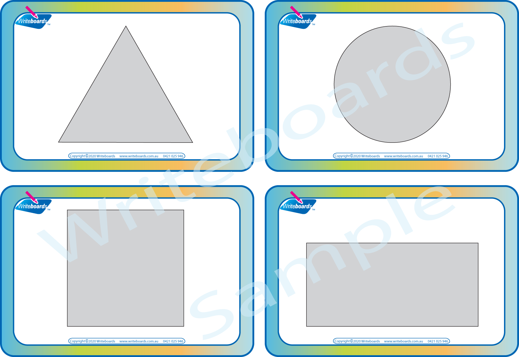 Busy Book Shapes - SA Handwriting | Writeboards | Children’s Writing Board