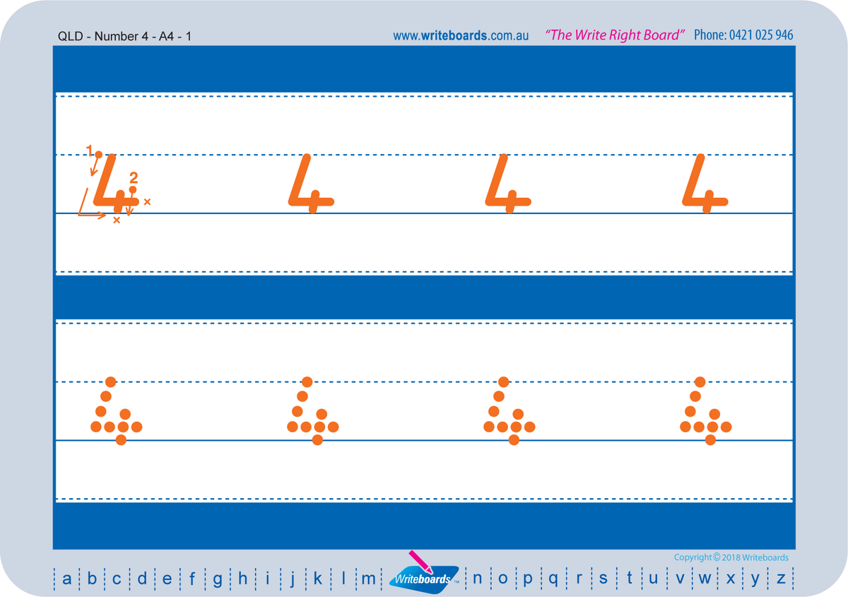 Free QLD Beginner Font Worksheets | Getting Ready for School - Writeboards