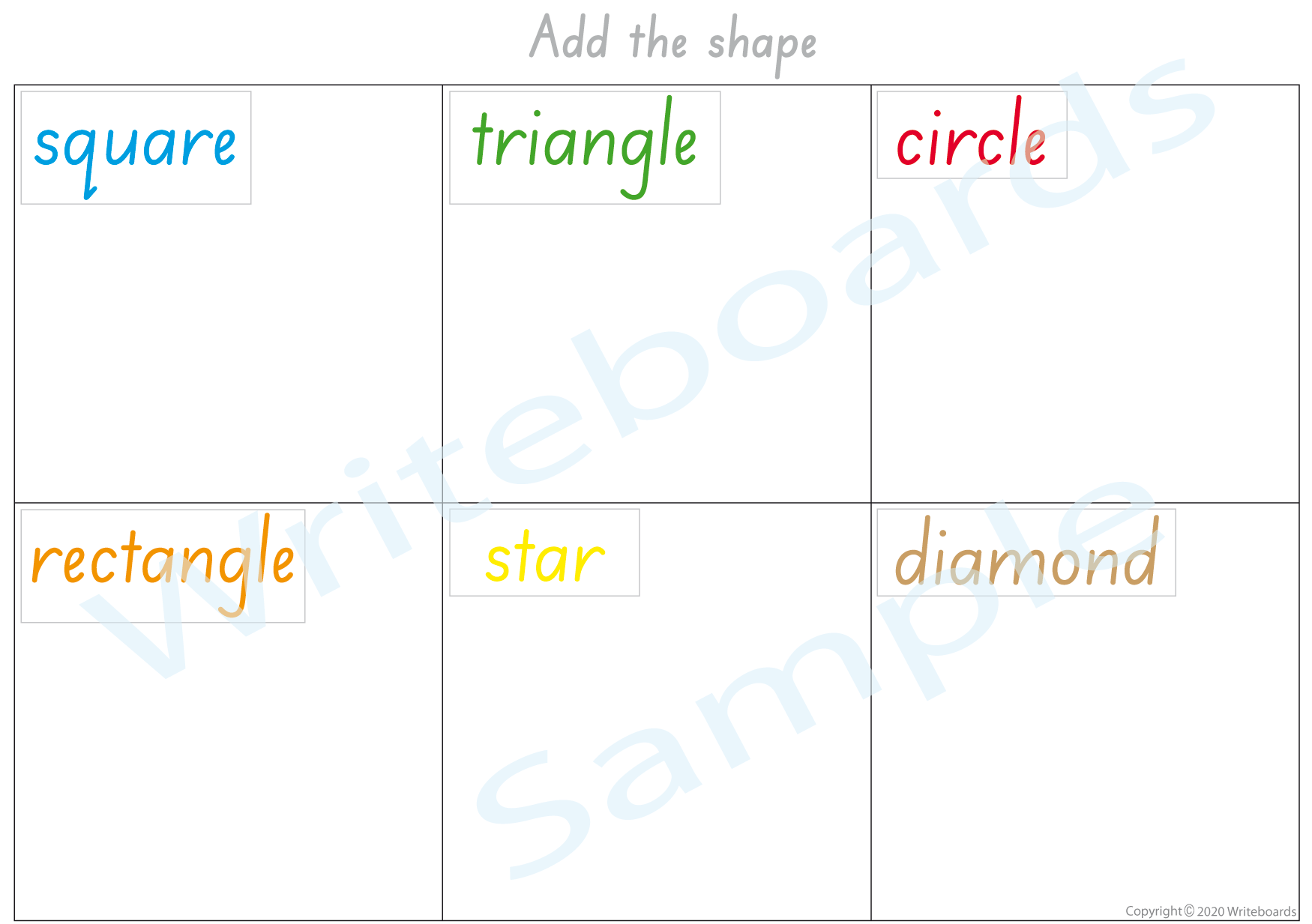 Teach Your Child Shapes | Writeboards SA Shapes Busy Book