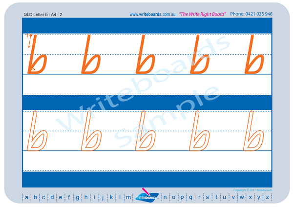 QLD Beginner Font | Alphabet & Number Tracing for Prep Ages 4 ...
