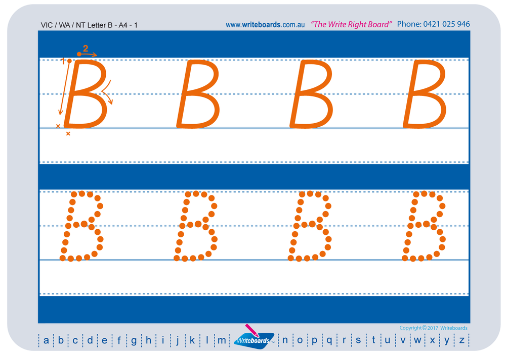 Worksheet Pack A - VIC Modern Cursive Font | Writeboards | Children’s ...